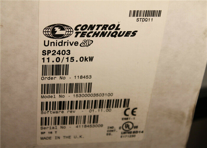 Nidec 제어 기술 보편적인 AC 드라이브 SP2403 11.0/15.0kW Unidrive 20HP 380-480AC 29A